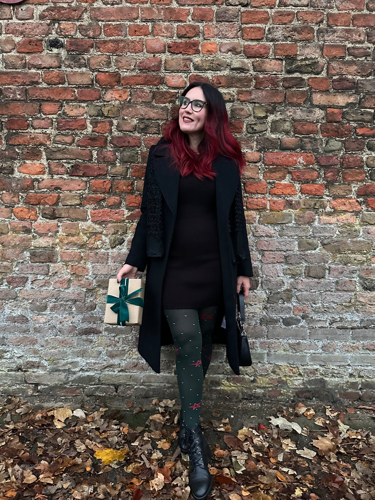 Woodland Magick | Grüne Strumpfhose mit Sternen & Punkten | Snag – Snag ...